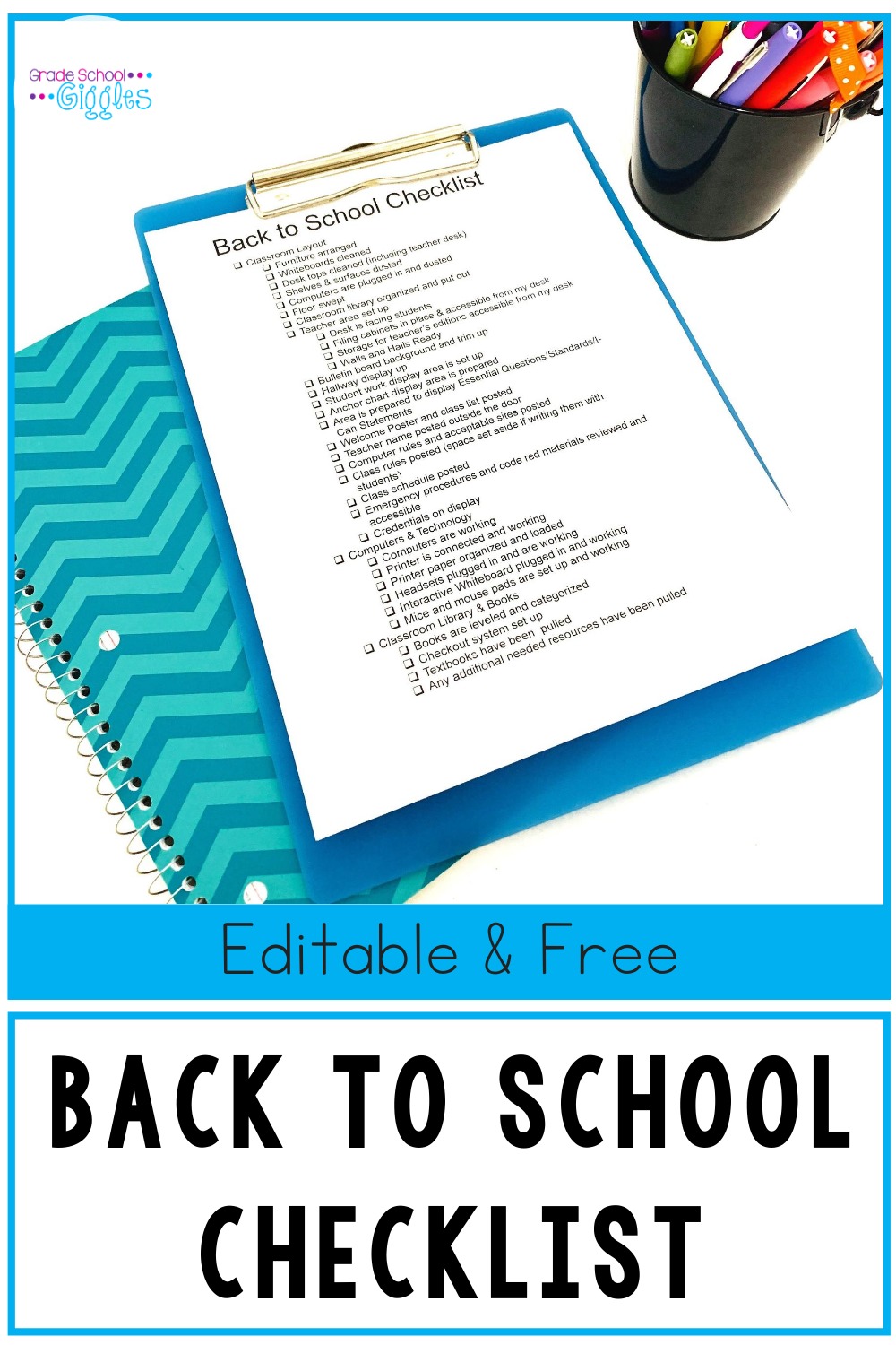 Pins39B Setting Up Your Classroom A Checklist For Classroom Prep9
