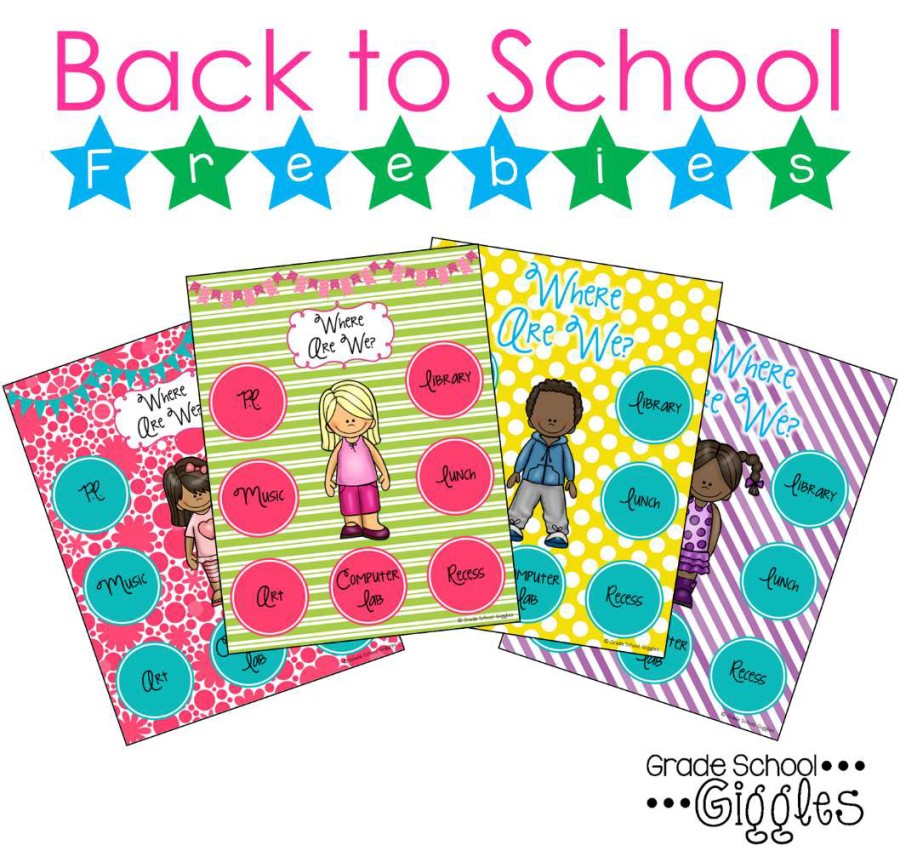 Help The Office Find Your Class With Free Where Are We Signs - Grade ...