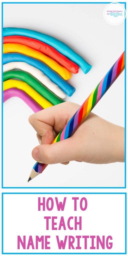 How to Teach Name Writing BP Pin3 Grade School Giggles