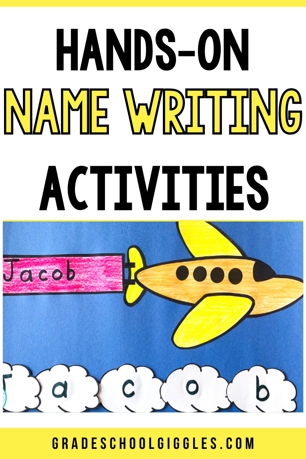 5 Hands-On Activities For Name Writing Practice - Grade School Giggles