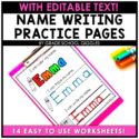 5 Hands-On Activities For Name Writing Practice - Grade School Giggles