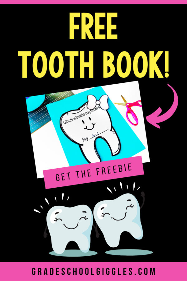 Free Tooth Book For Dental Health Month - Grade School Giggles