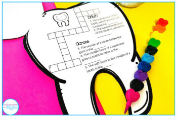 Free Tooth Book For Dental Health Month - Grade School Giggles