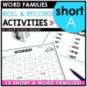 Engaging Word Family Worksheets and Activities - Grade School Giggles