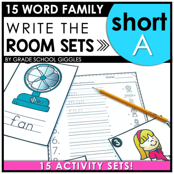 Engaging Word Family Worksheets and Activities - Grade School Giggles