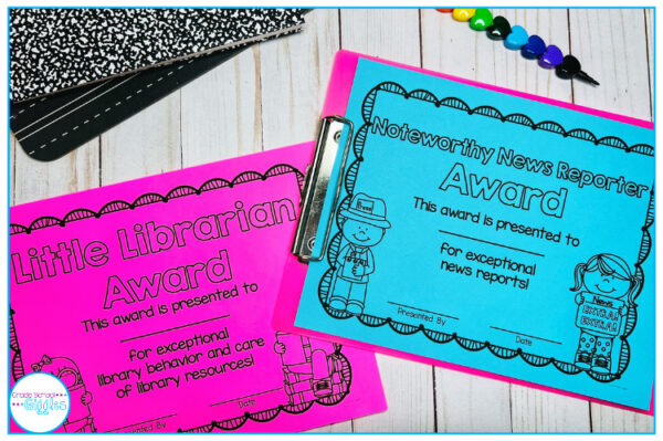 Creative End Of The Year Student Awards - Grade School Giggles