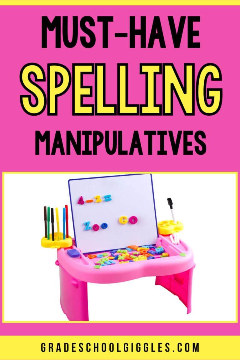 Must-Have Spelling Manipulatives - Grade School Giggles