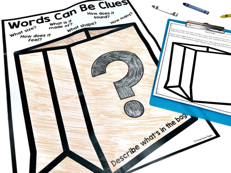 Fun Activities For Teaching About Adjectives - Grade School Giggles