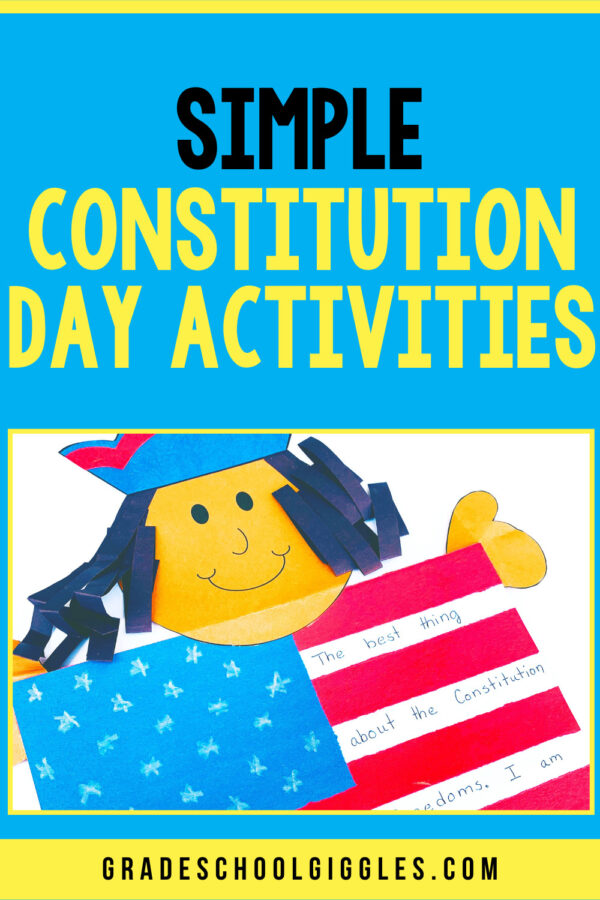 Fun & Easy Constitution Day Activity Ideas - Grade School Giggles