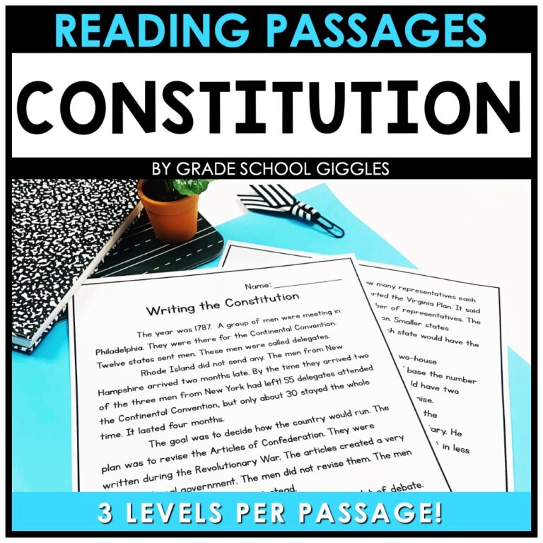 Fun & Easy Constitution Day Activity Ideas - Grade School Giggles