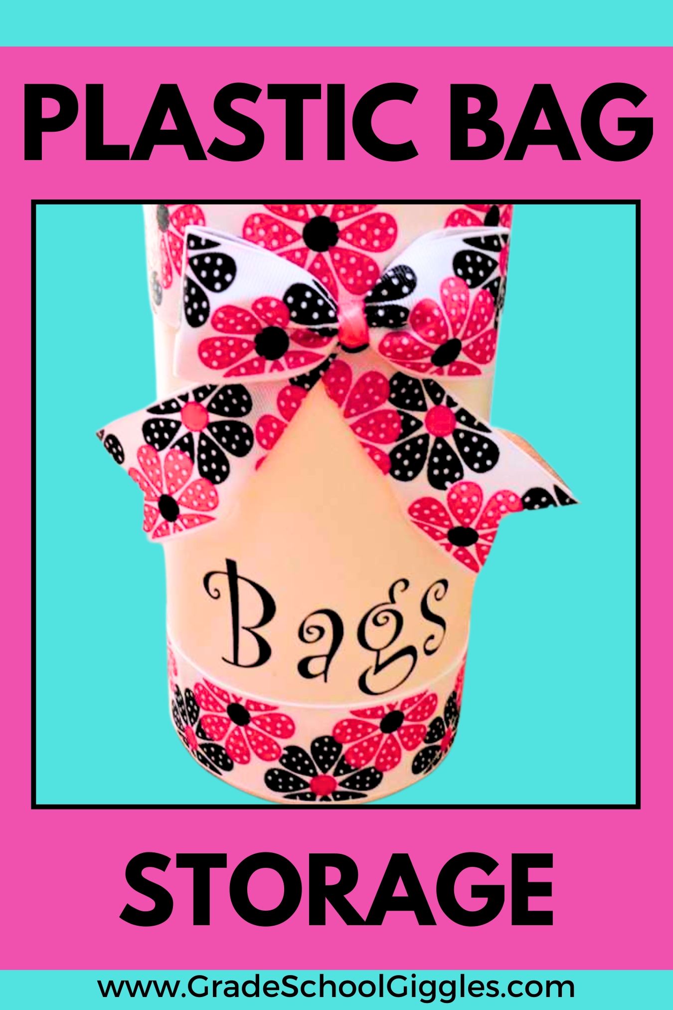 Contain the Clutter: Plastic Bag Storage - Grade School Giggles