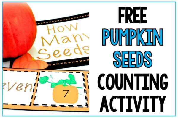 Pumpkin Seeds Activity for Building Early Math Skills